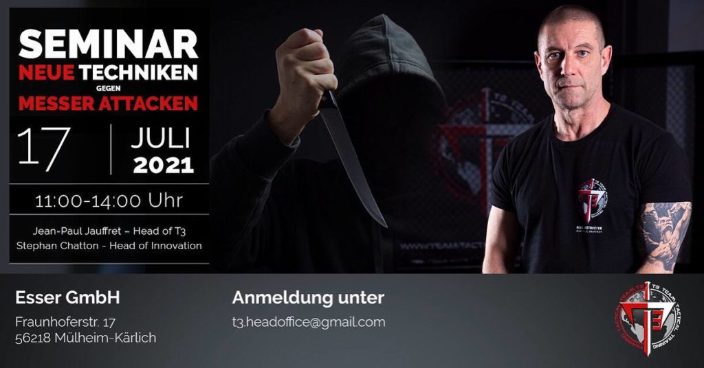 KNIFE ATTACK DEFENSE SEMINAR - Team Tactical Training